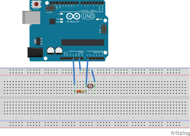 Arduino实验十一：光敏电阻实验 丢石头百科